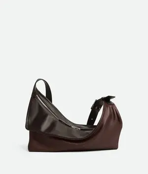 Bottega Veneta Small Zigzag - Bitter Chocolate/Fondant | Editorialist